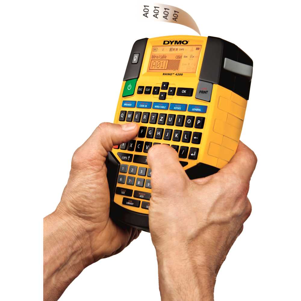 Buy Heat Shrink Label Printer UK - DYMO Rhino 4200